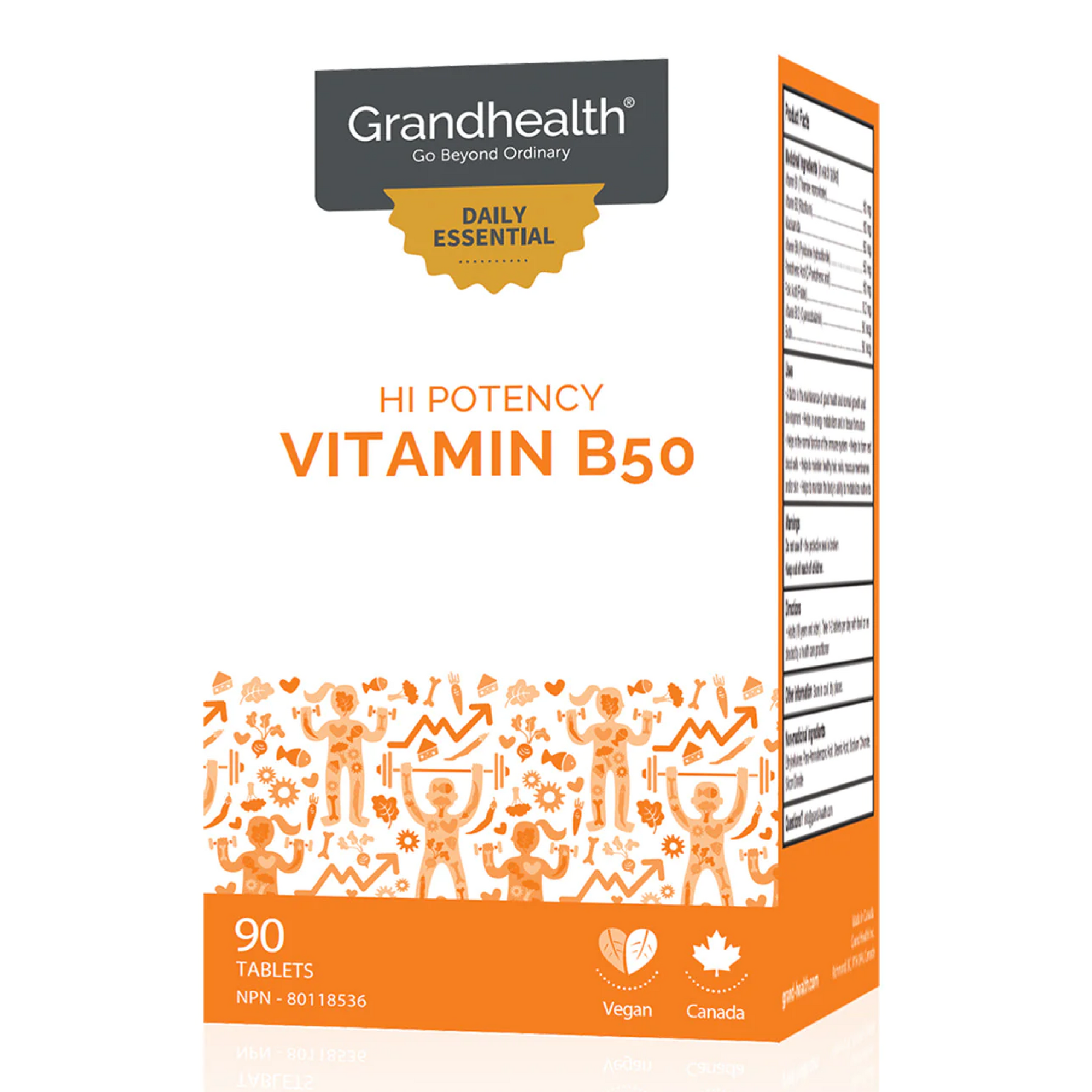 Vitamin B50 Complex | Grand Health Products Inc.